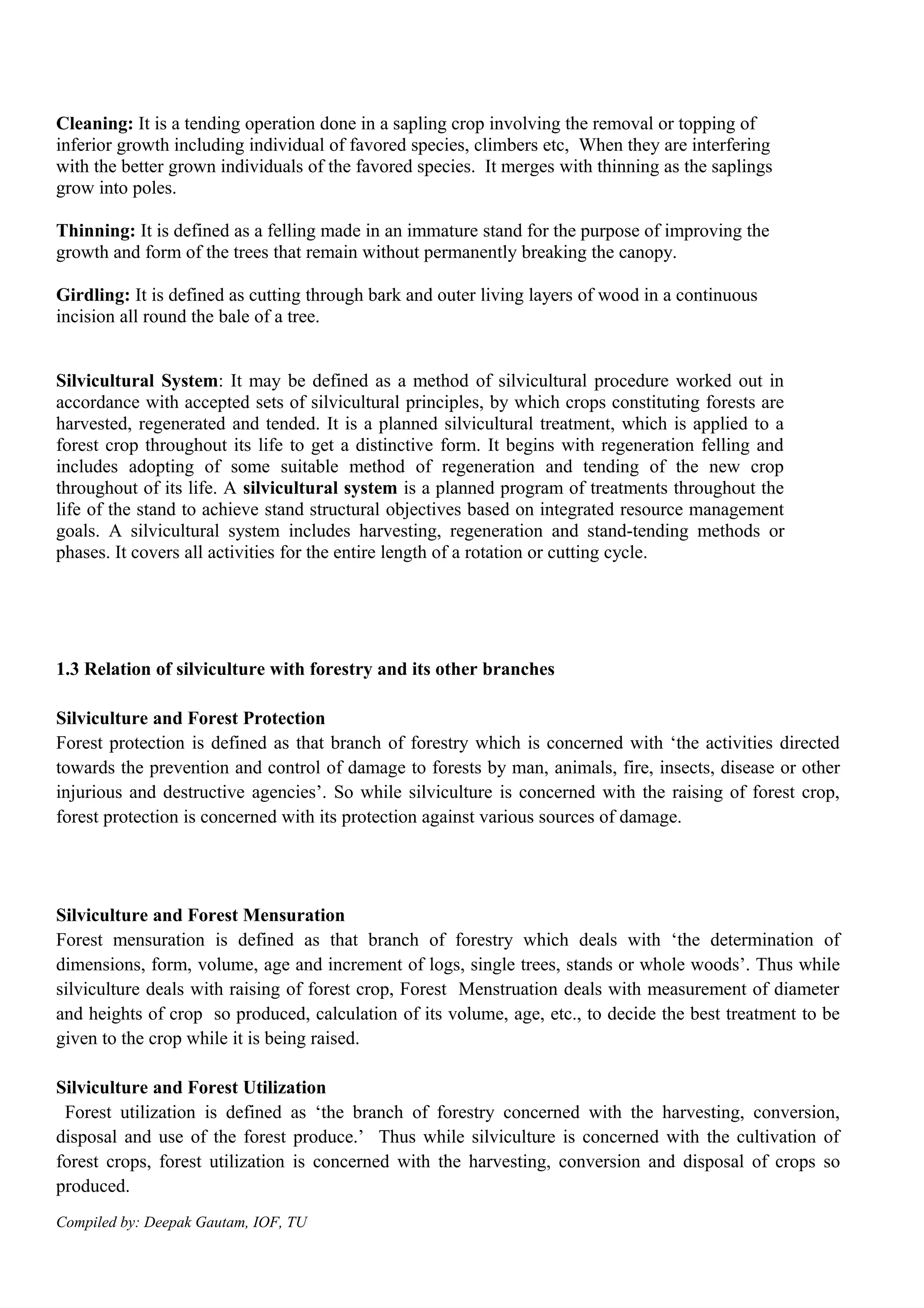 Sliviculture first Iof Pokhara | DOC