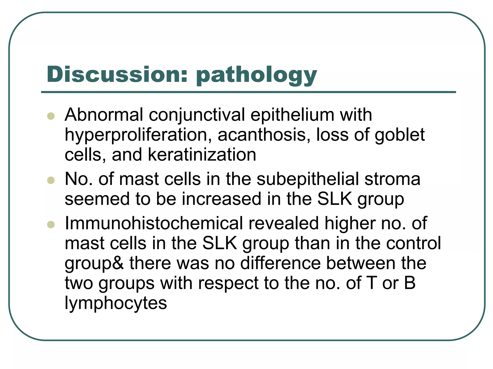 Superior limbic keratoconjunctivitis | PPT