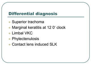 Superior limbic keratoconjunctivitis | PPT
