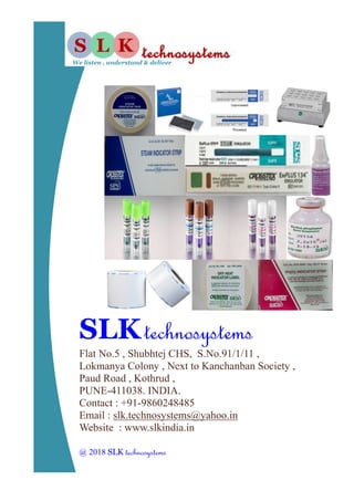 Slk medical product catalogue | PDF