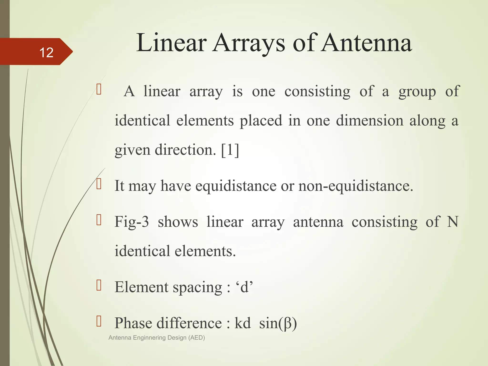 Side Lobe Level (SLL) Reduction Methods in Antenna | PPT