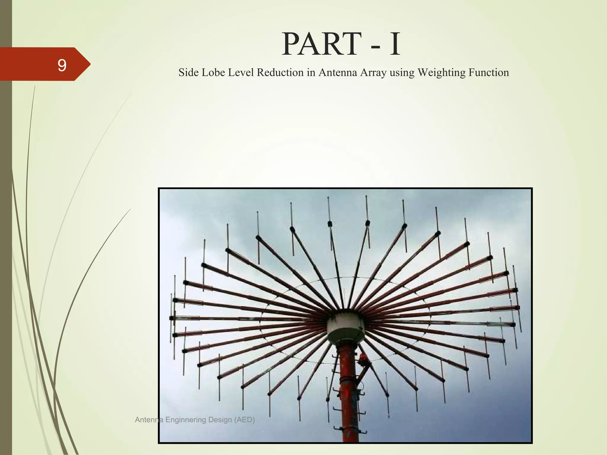 Side Lobe Level (SLL) Reduction Methods in Antenna | PPT