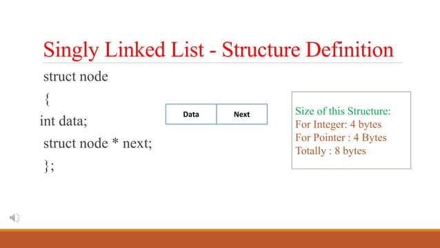 Singly Linked List | PPTX