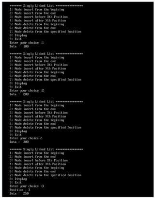 Singly Linked List | PDF