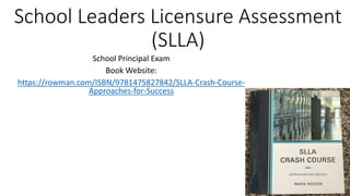 SLLA Book: SLLA Crash Course | PPT