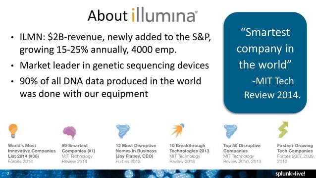 Illumina Customer Presentation | PPT