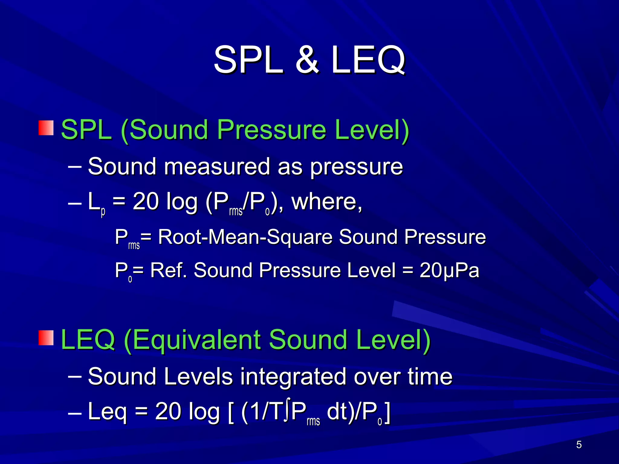 Integrating Sound level meter | PDF
