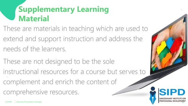 Supplementary Learning Material, Make lesson contextual | PPTX