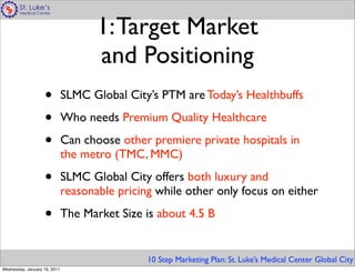 SLMC-GC 10-Step Marketing Plan | PPT