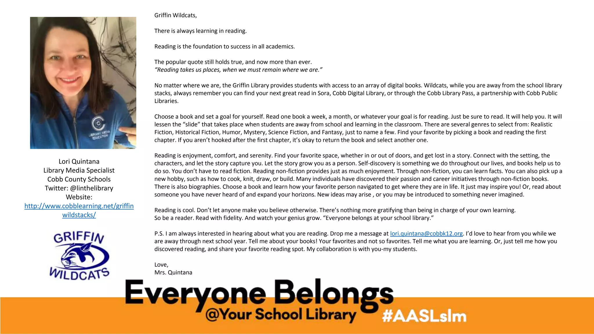 Happy National School Librarian's Day 2020! | PPT