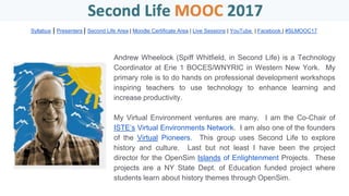 SLMOOC17: About the Presenters | PPT
