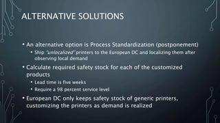 Coordinated product and supply chain design | PPT