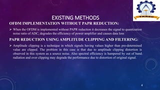 SLM-PTS BASED PAPR REDUCTION TECHNIQUES IN OFDM SYSTEM | PPTX