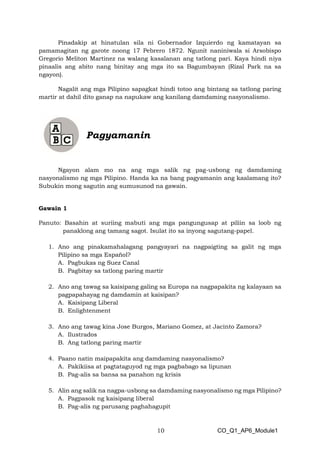 SLMQ1G6AralingPanlipunanM1_v2.pdf- self learning modules | PDF