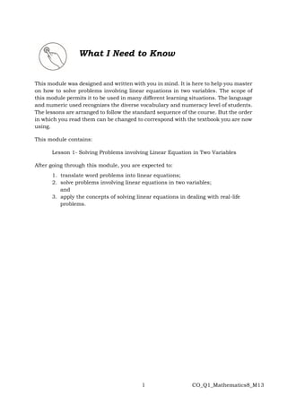 Self-Learning Modules: 1st Quarter Math Module 13.pdf