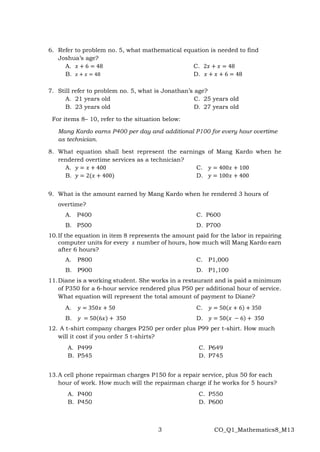 Self-Learning Modules: 1st Quarter Math Module 13.pdf
