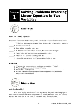 Self-Learning Modules: 1st Quarter Math Module 13.pdf
