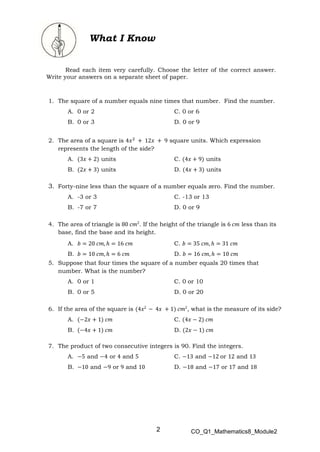 Self-Learning Modules: 1st Quarter Math .pdf