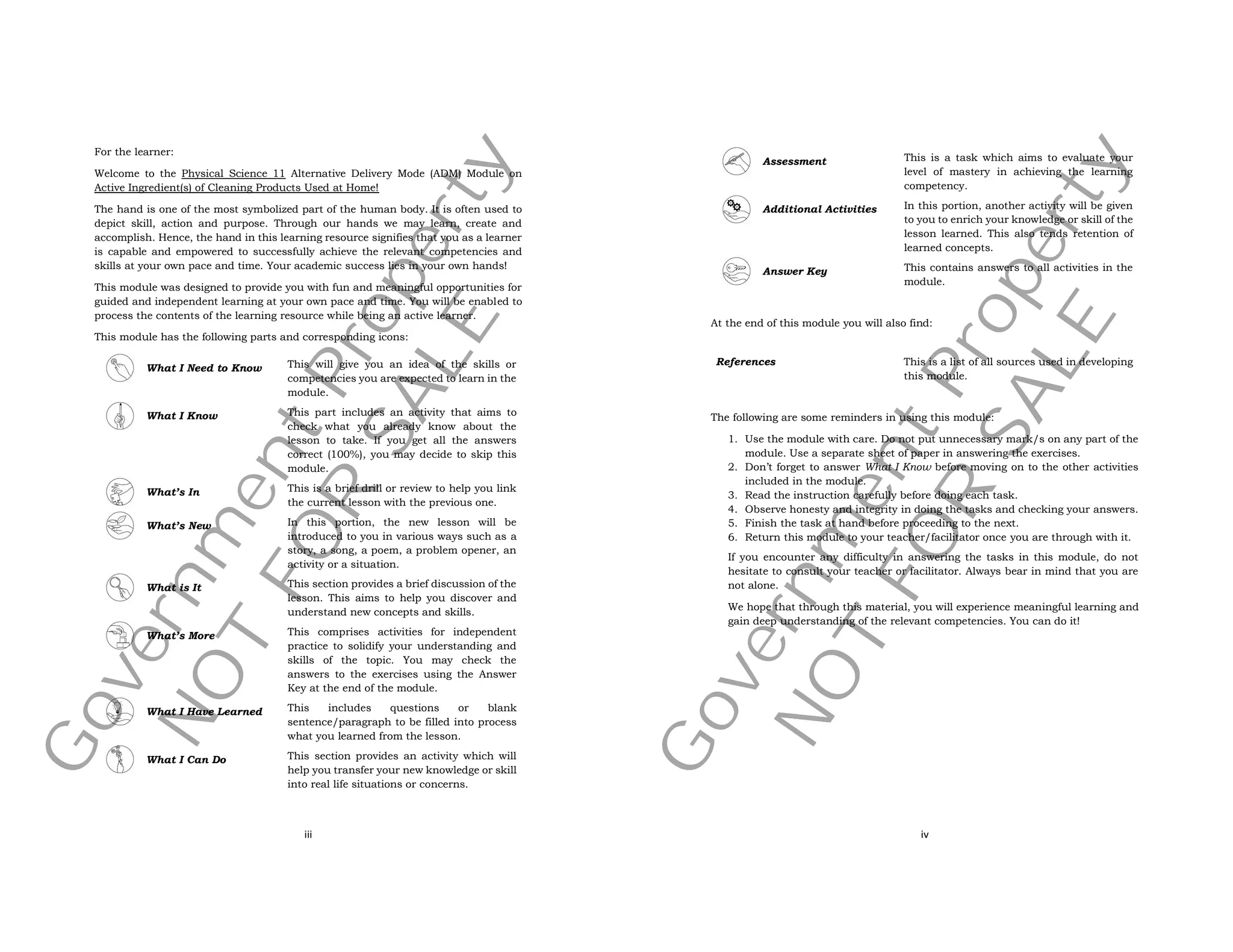 SLM SHS Physical Science Quarter 1 DepEd Calabarzon | PDF