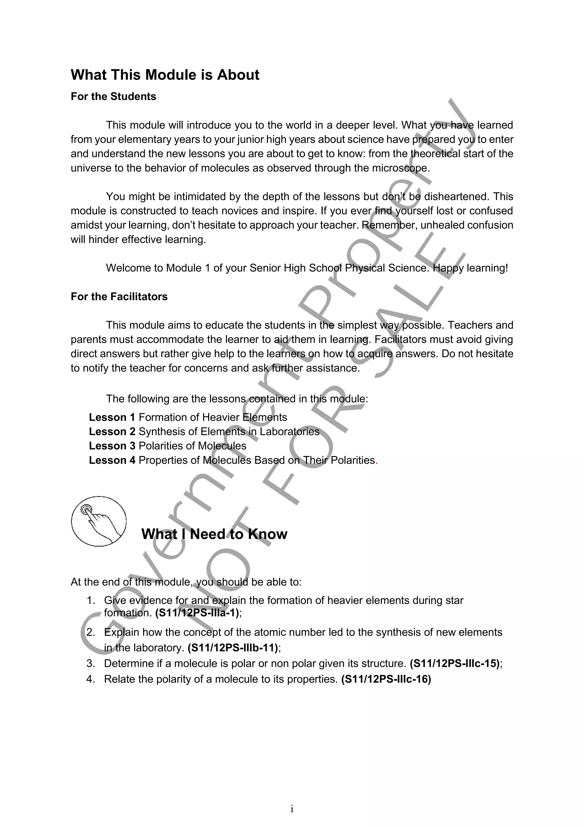 SLM SHS Physical Science Quarter 1 DepEd CDO | PDF