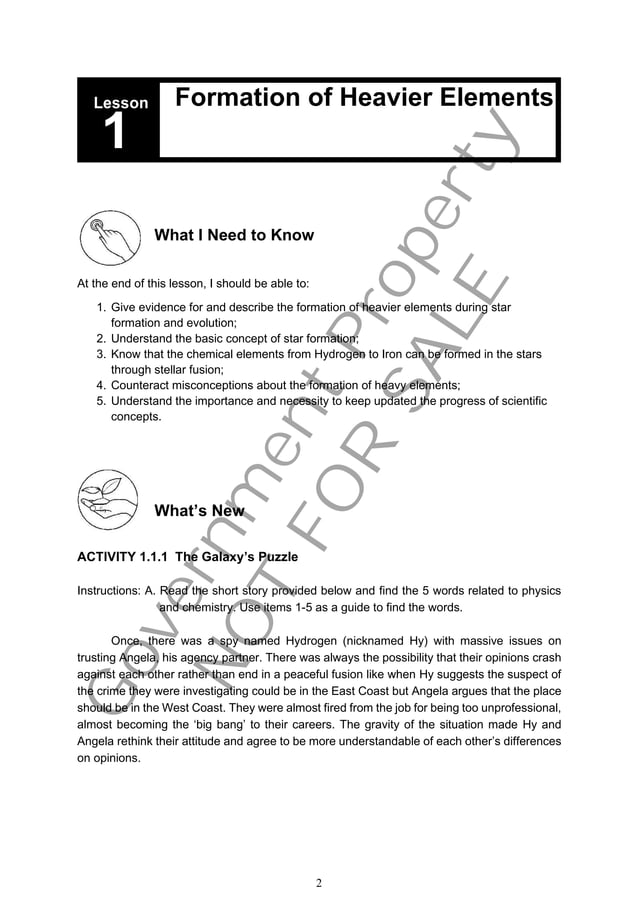 SLM SHS Physical Science Quarter 1 DepEd CDO | PDF