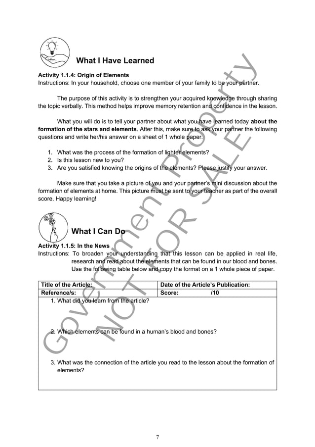SLM SHS Physical Science Quarter 1 DepEd CDO | PDF
