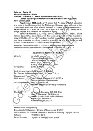 SLM SHS Physical Science Quarter 1 DepEd CDO | PDF