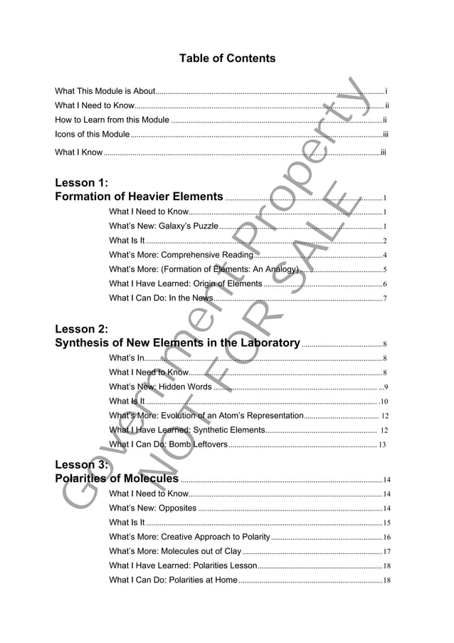 SLM SHS Physical Science Quarter 1 DepEd CDO | PDF