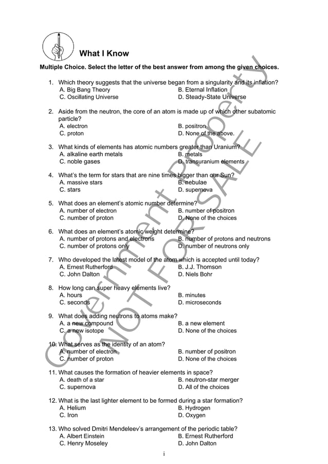 SLM SHS Physical Science Quarter 1 DepEd CDO | PDF