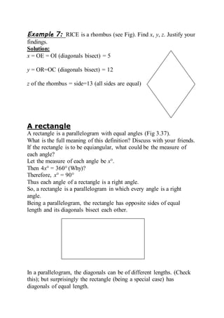 Slm understanding quadrilaterals MATHS topic.... | PDF