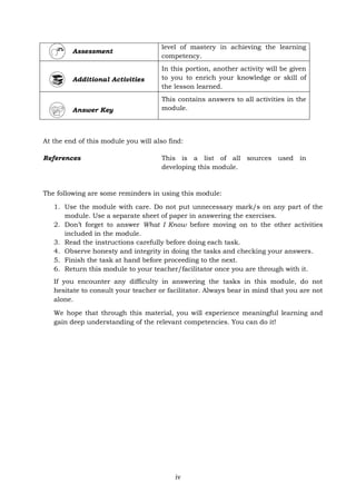 Self-Learning Module | PDF