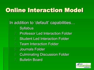 SLN Online Course Models | PPT