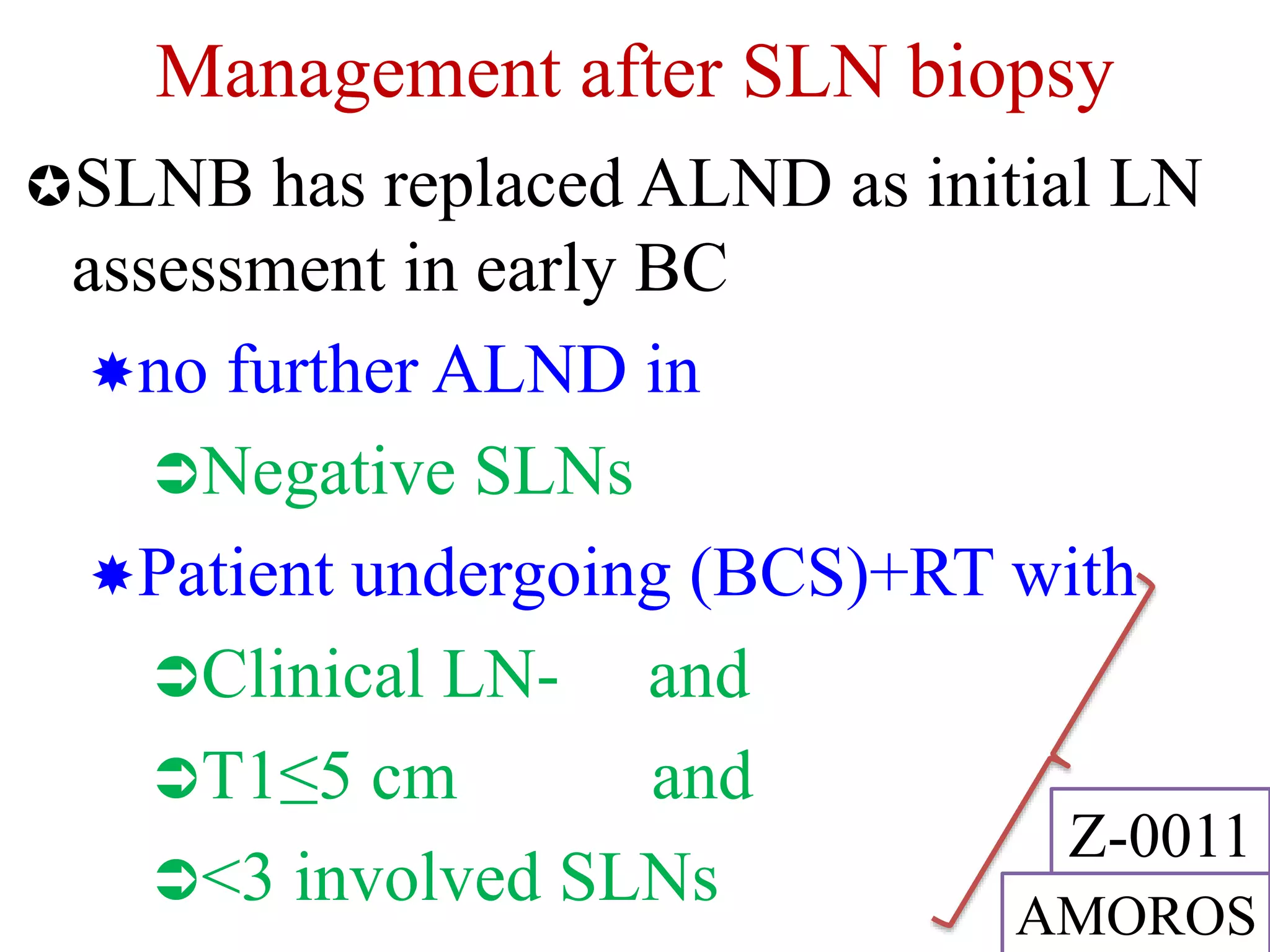 Sentinel Lymph Node Biopsy After Neoadjuvant Chemotherapy In Primary
