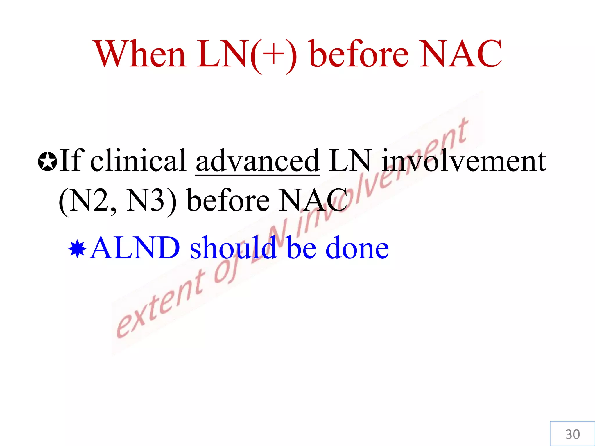Sentinel Lymph Node Biopsy After Neoadjuvant Chemotherapy In Primary
