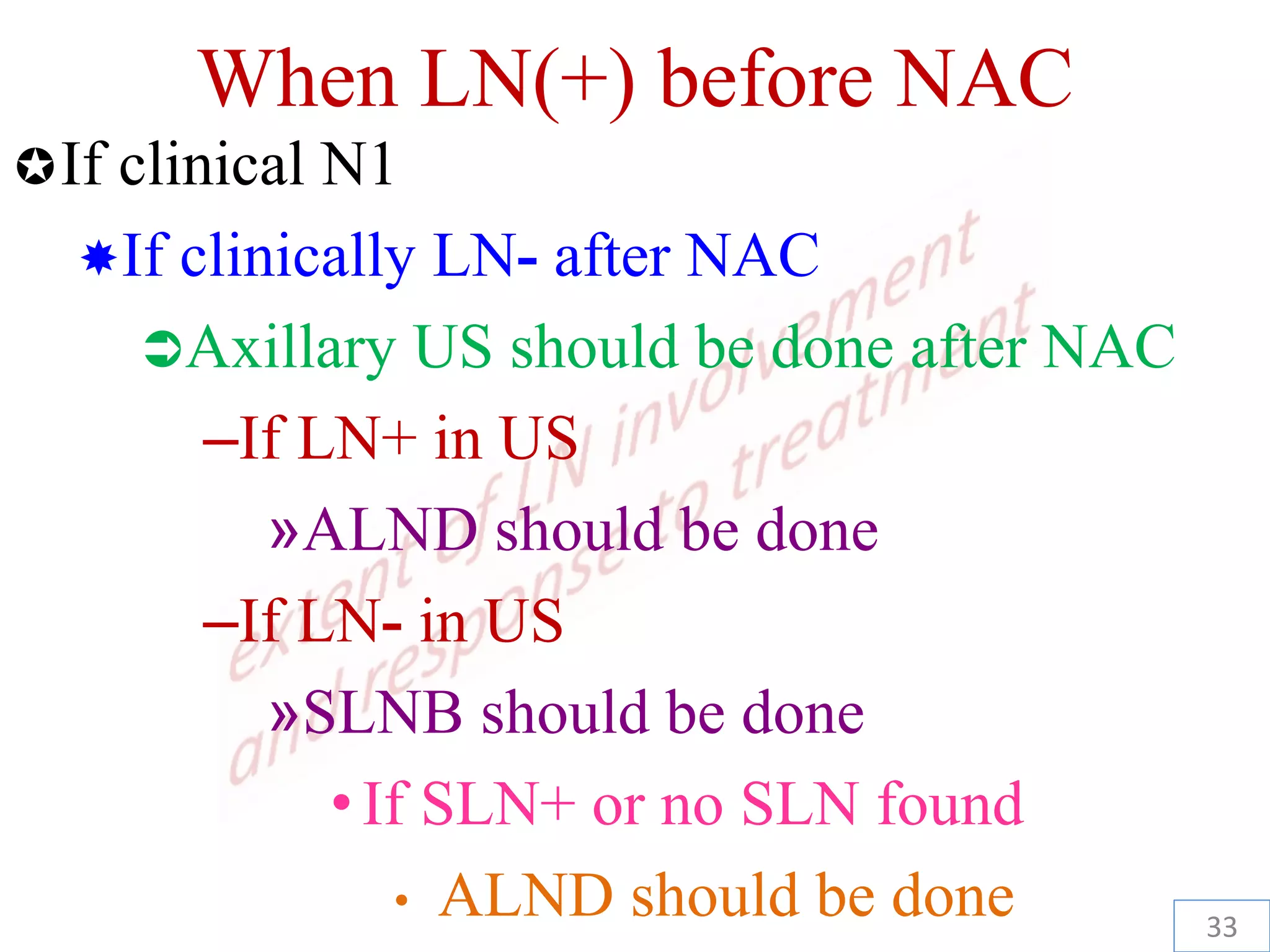 Sentinel Lymph Node Biopsy After Neoadjuvant Chemotherapy In Primary