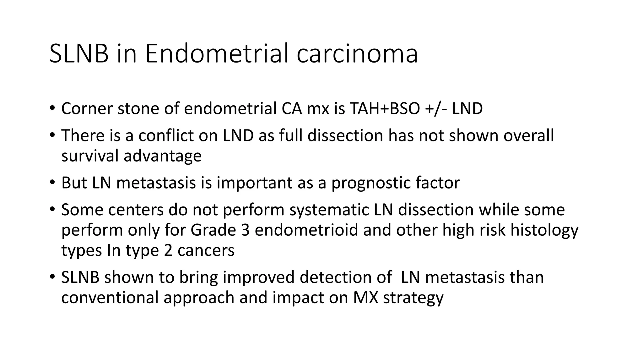 lymphadenectomy in gynae oncology | PPTX