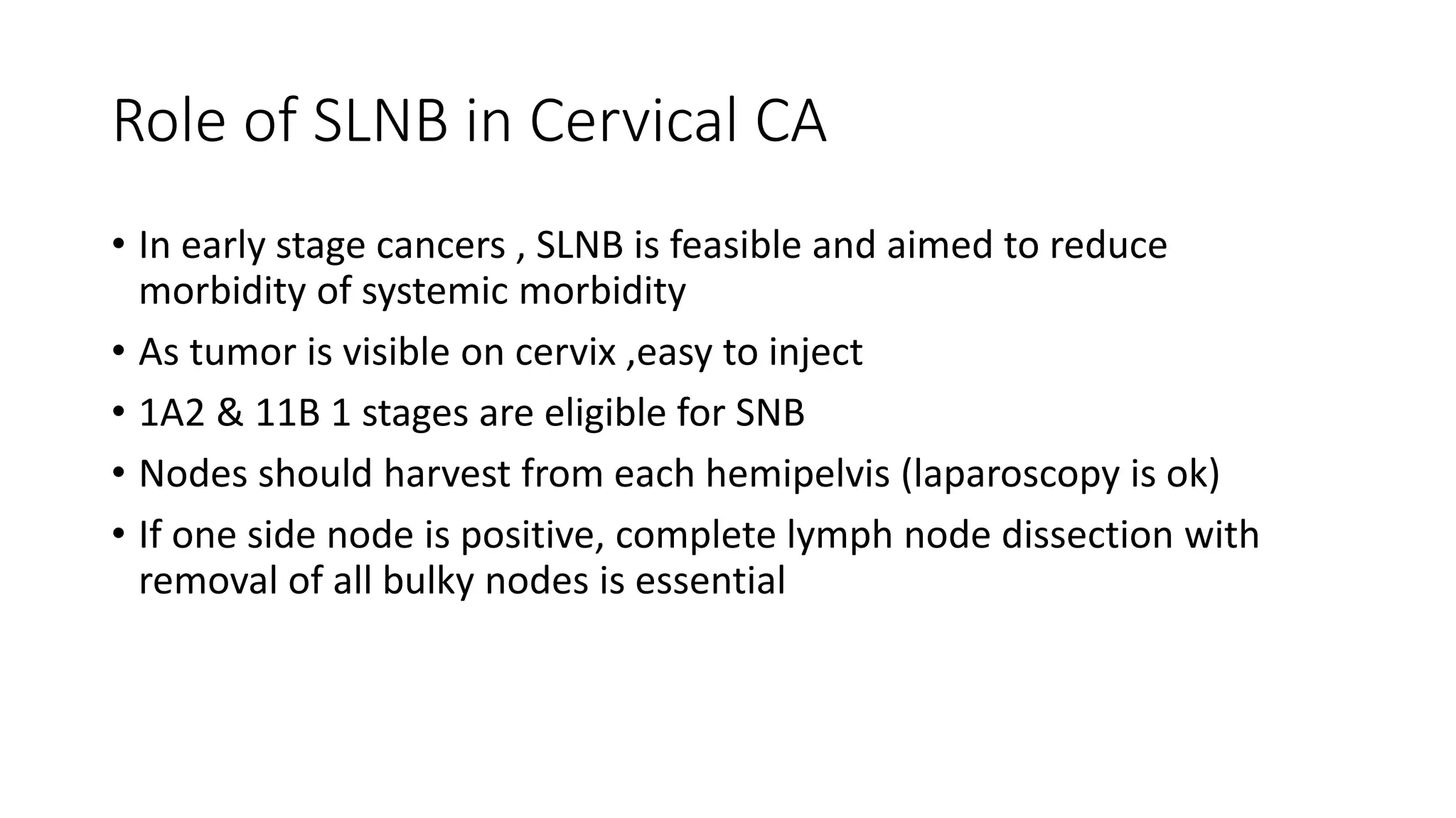 lymphadenectomy in gynae oncology | PPTX