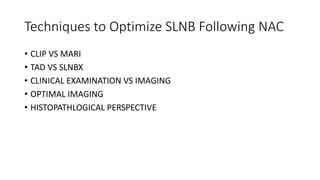 sentinel lymph node post neoadjuvant | PPT