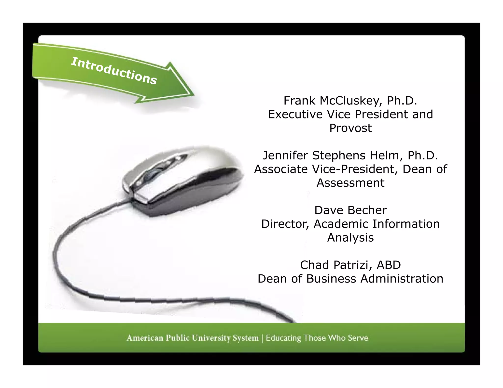 Sloan C Assessment Presentation 2009 | PDF