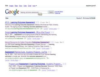 Sloan C Assessment Presentation 2009 | PDF