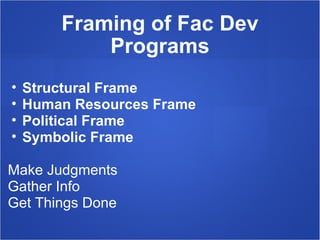 Sloan C Pres Fac Dev Measurement | PPT