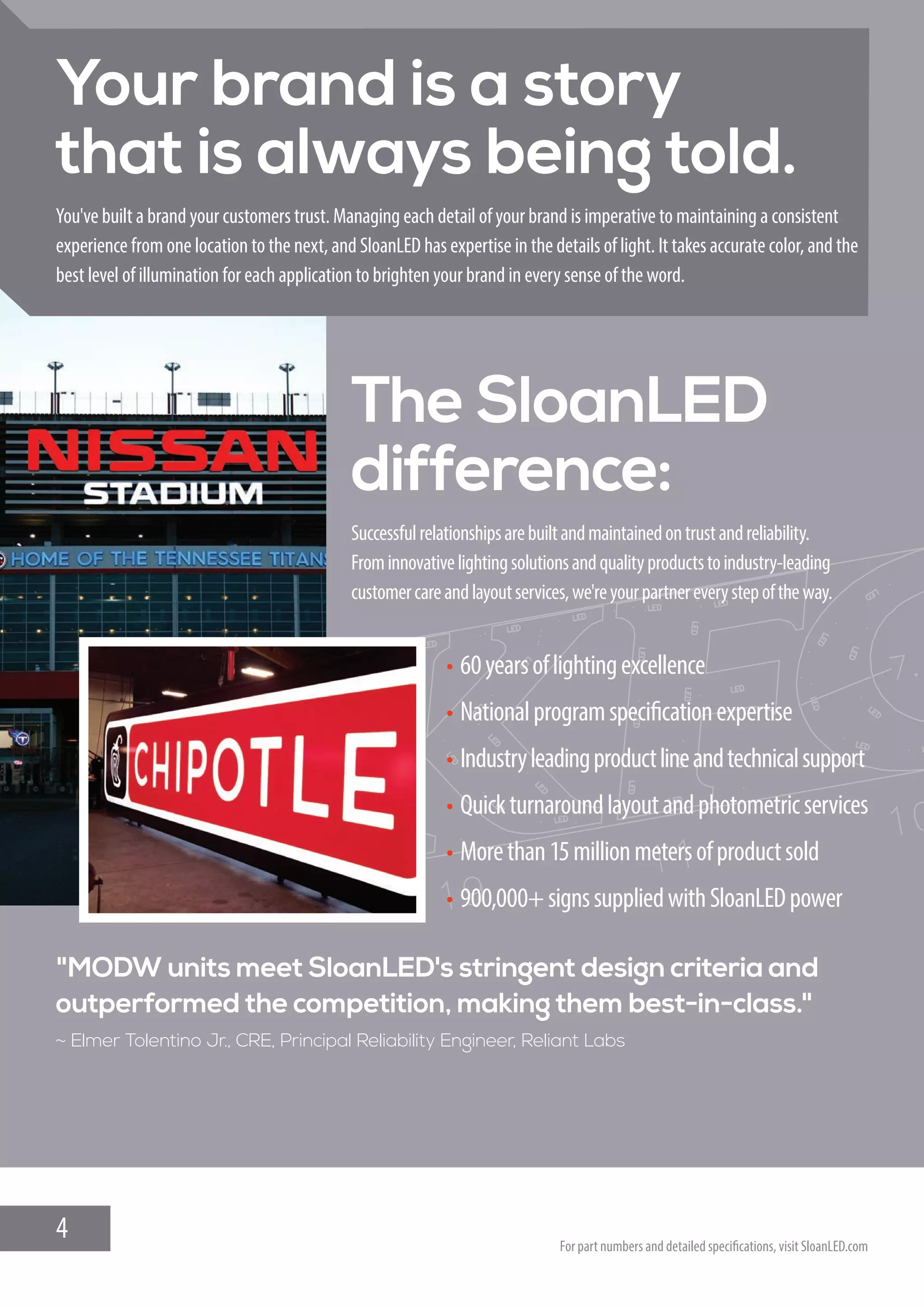 SloanLED Company Brochure (Global) | PDF