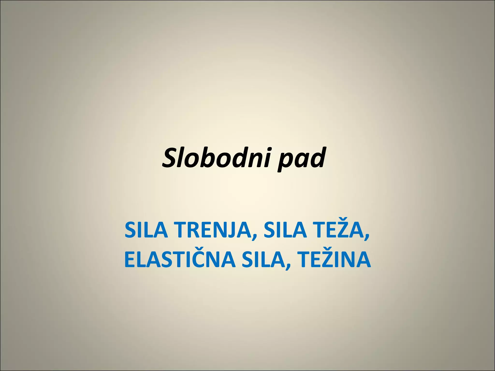Slobodni pad 6 | PPT