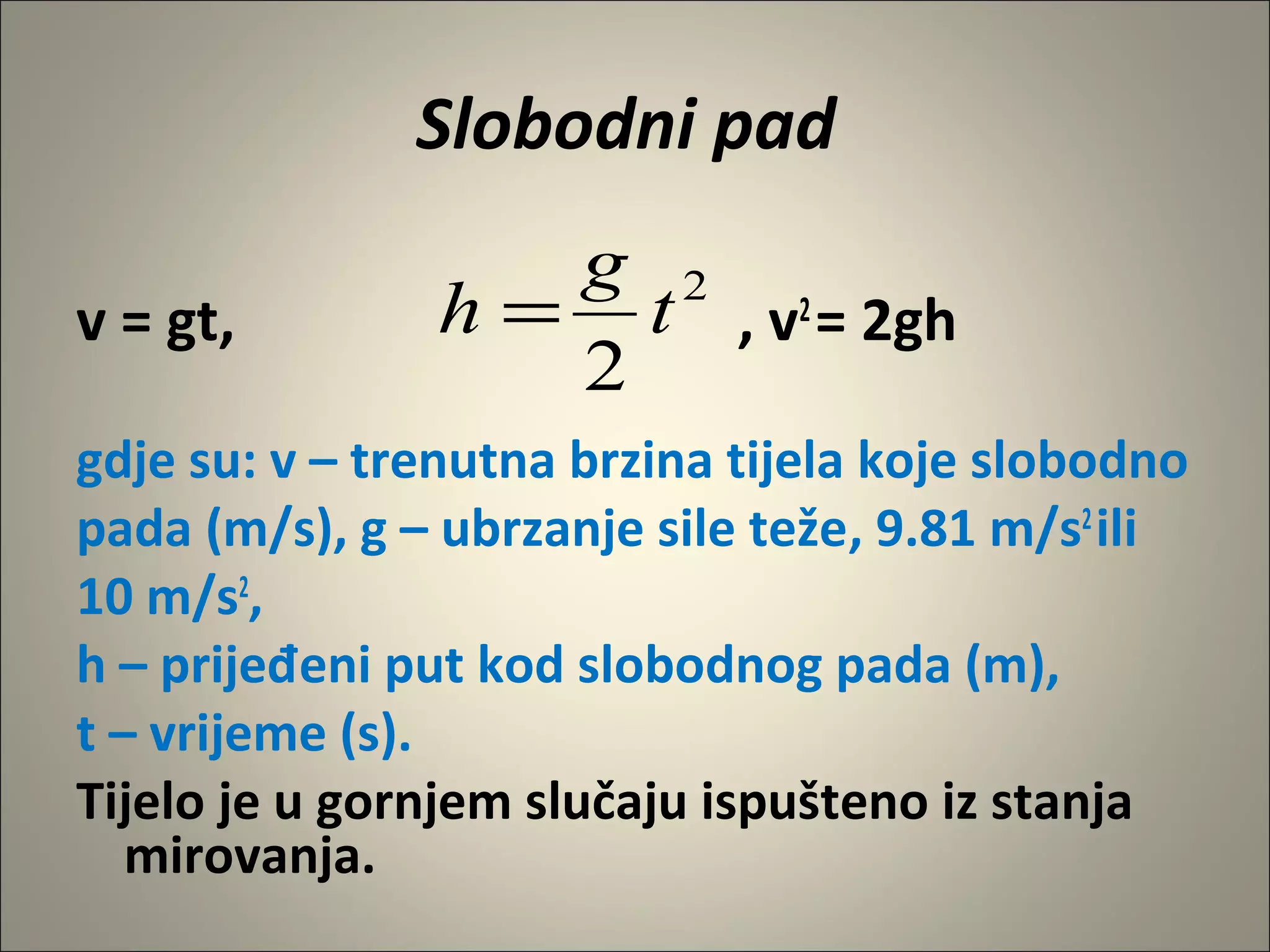 Slobodni pad 6 | PPT