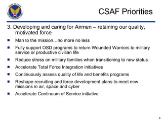 CSAFs Perspective | PPT