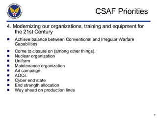 CSAFs Perspective | PPT