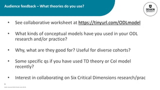 Six critical dimensions for widening online participation: a conceptual ...