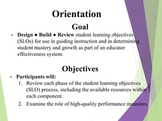 SLO for teachers | PPTX