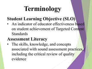 SLO for teachers | PPTX