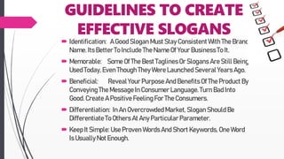 Slogan advertising strategies & Ex .pptx | Advertising Industry ...